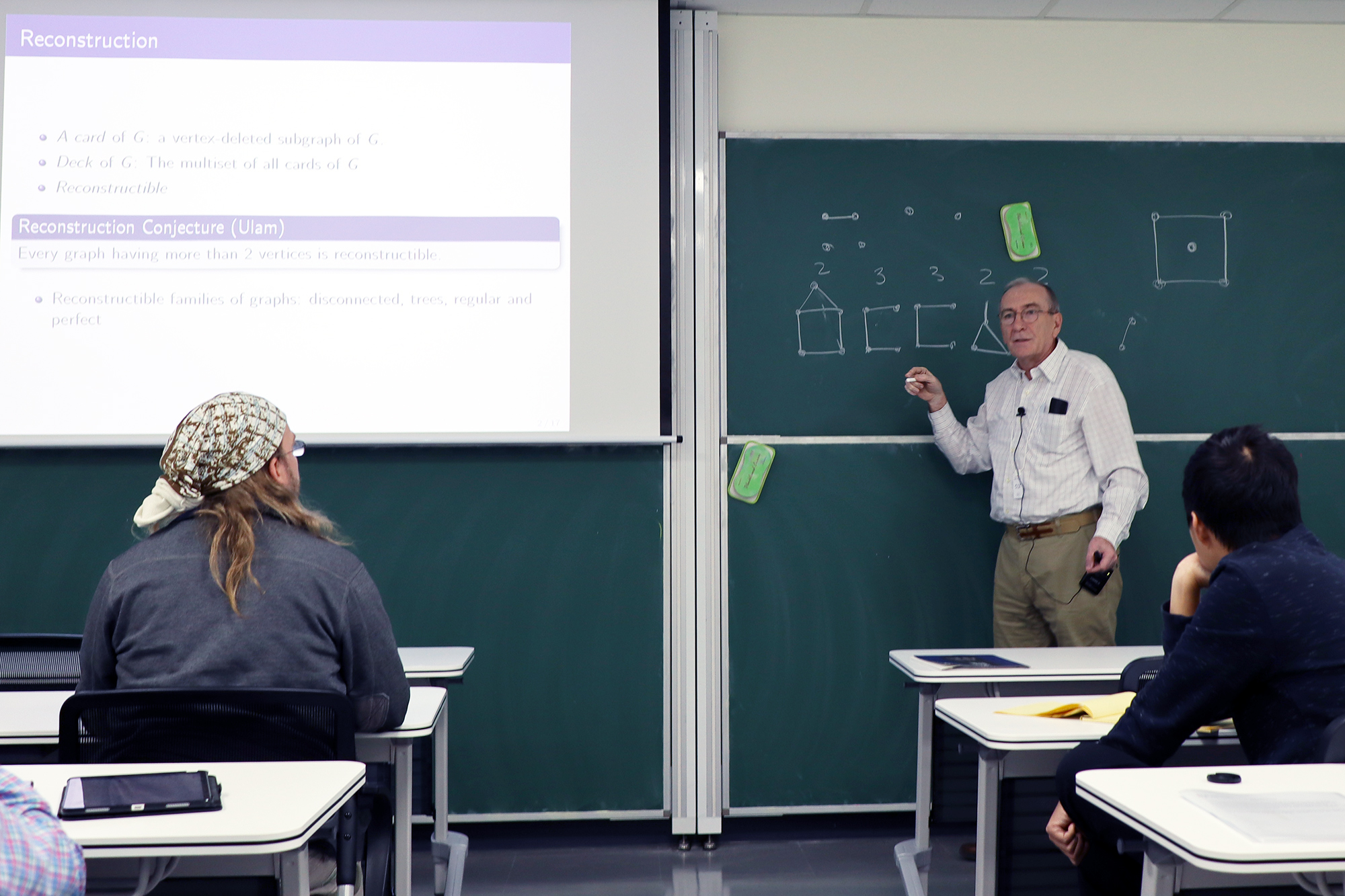 Alexandr V. Kostochka gave a talk on a problem related to the graph ...