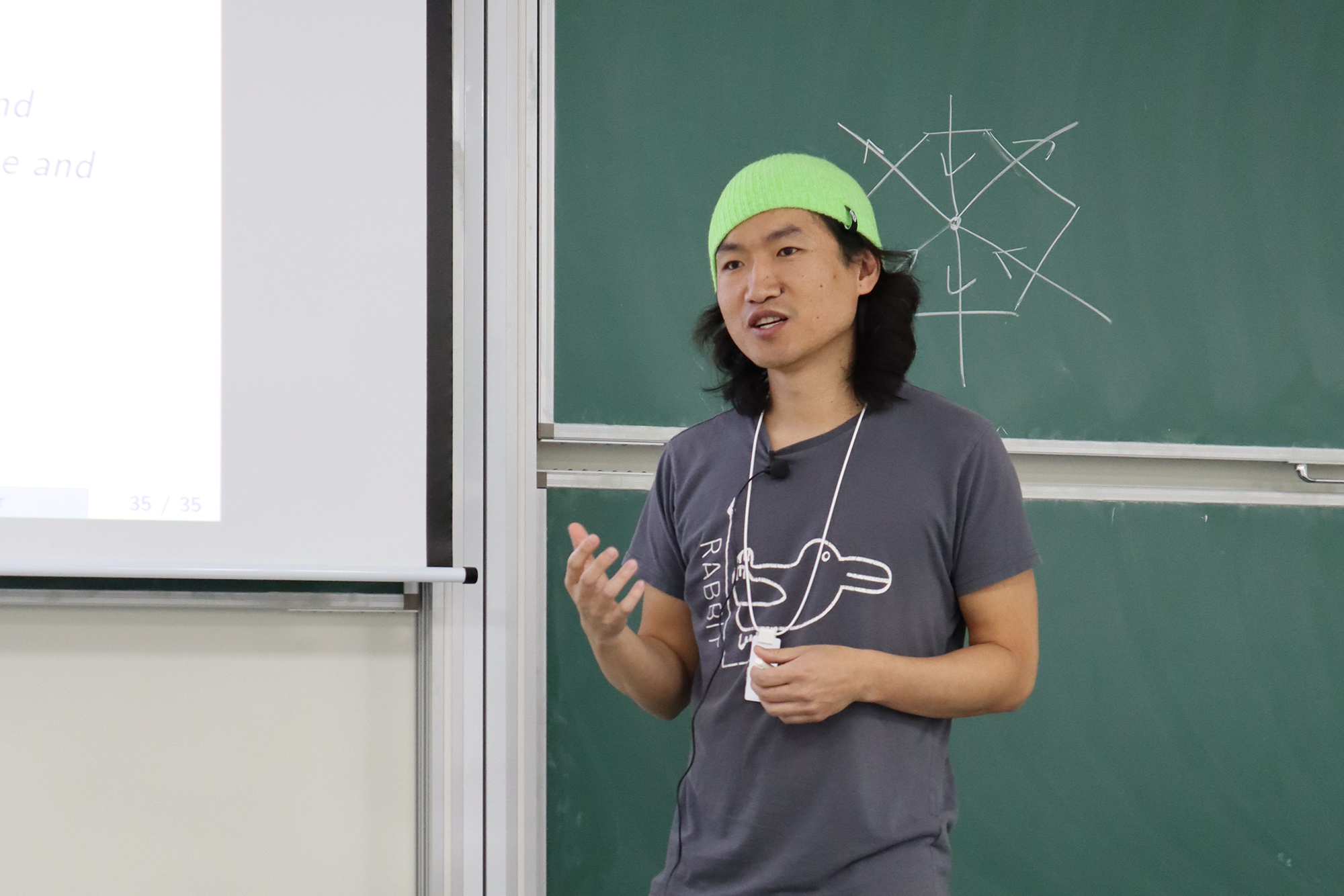 Tony Huynh gave a talk on the maximum weight stable set problem on ...