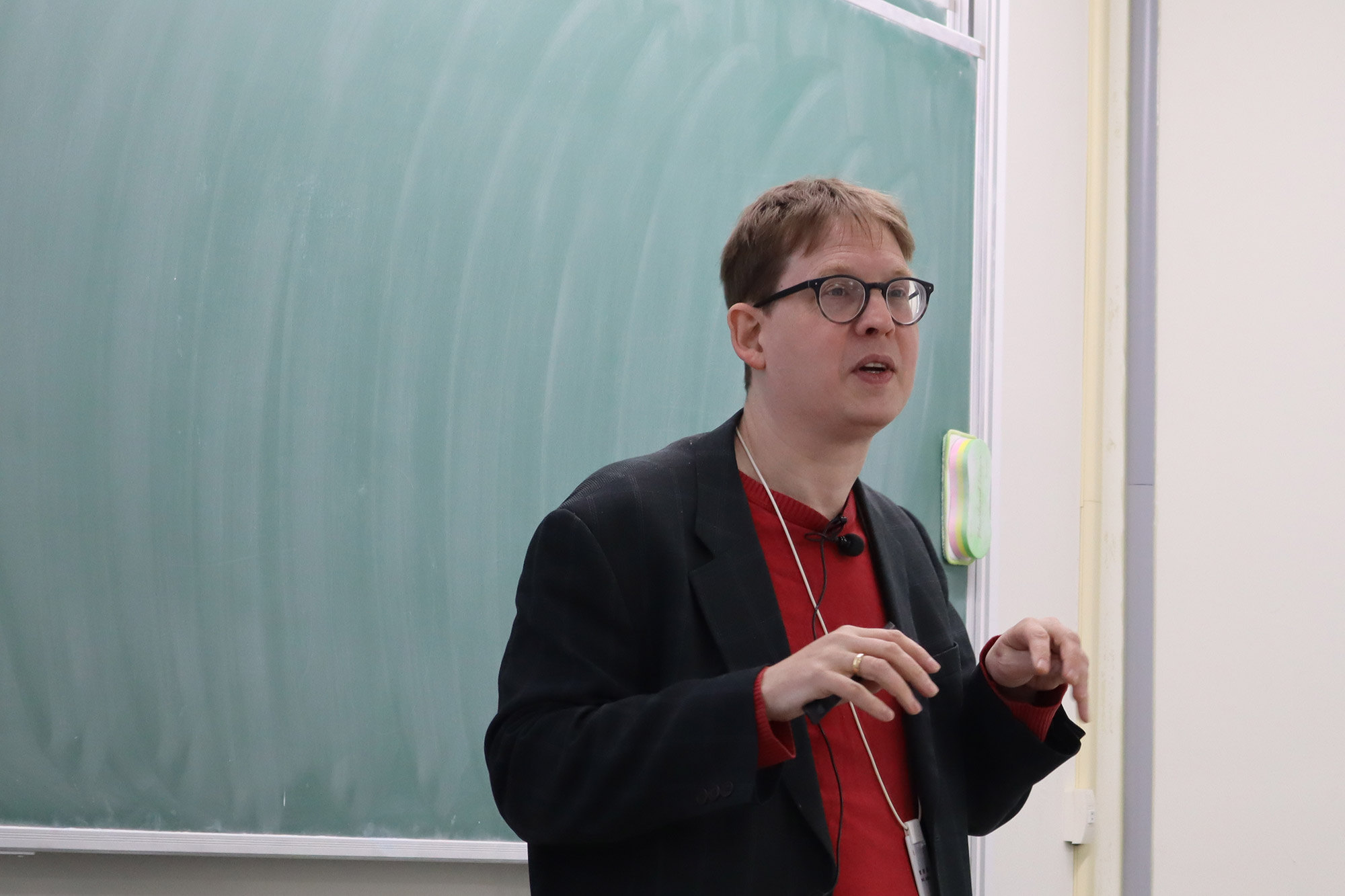Martin Ziegler gave a talk on the problem of encoding metric spaces for ...