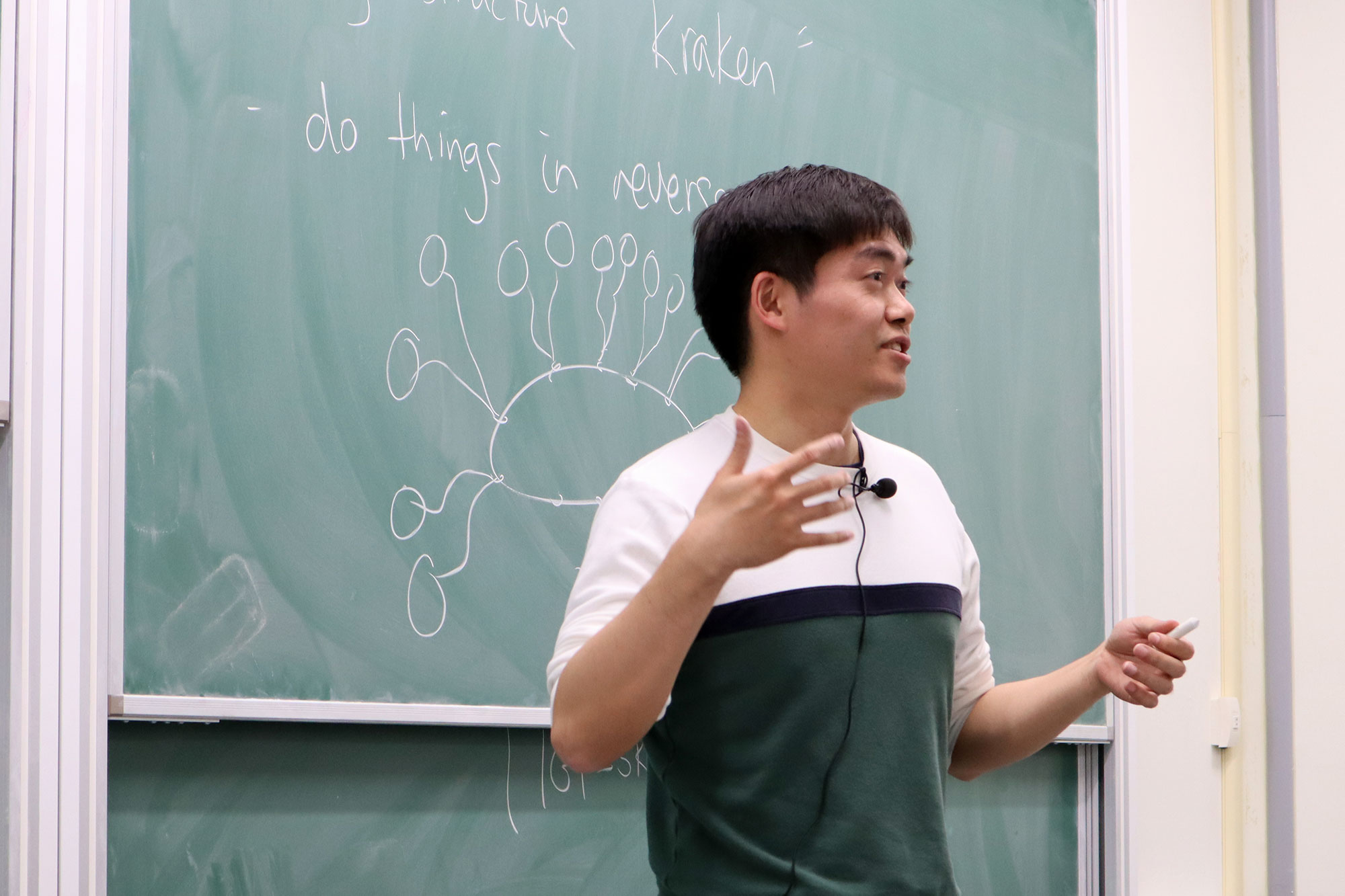 Hong Liu gave a talk on the extremal problem of finding nested cycles ...