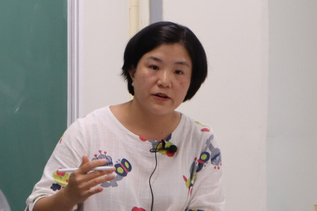 Eun Jung Kim gave a talk on an approximation algorithm for the minimum ...