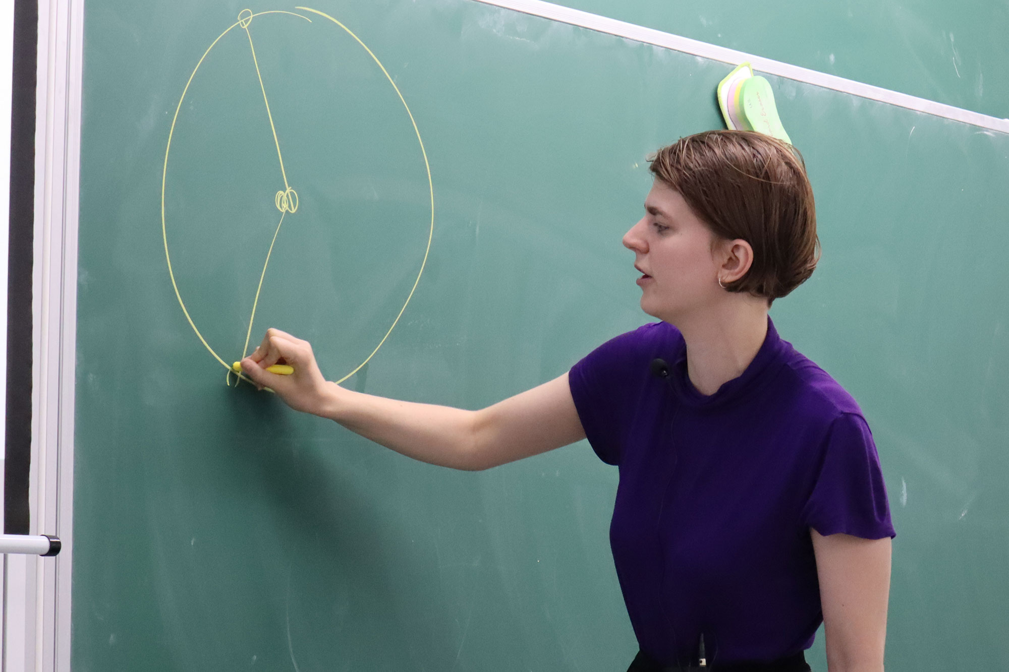 Linda Cook gave a talk on (1) the recognition algorithm for graphs with ...