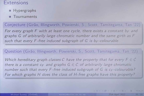 IBS Discrete Mathematics Group (이산수학그룹) - Discrete Mathematics Group