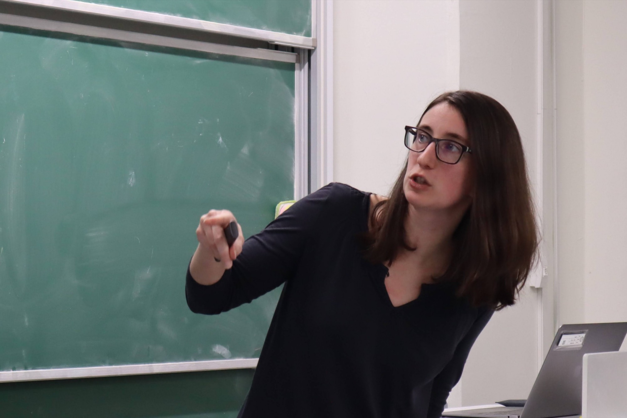 Noleen Köhler gave a talk on classes of graphs on which the ...