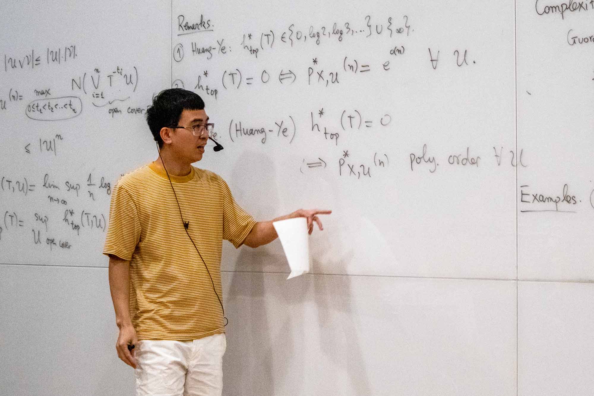 Tuan Tran gave a talk on a Sauer-Shelah-type lemma in the study of the ...