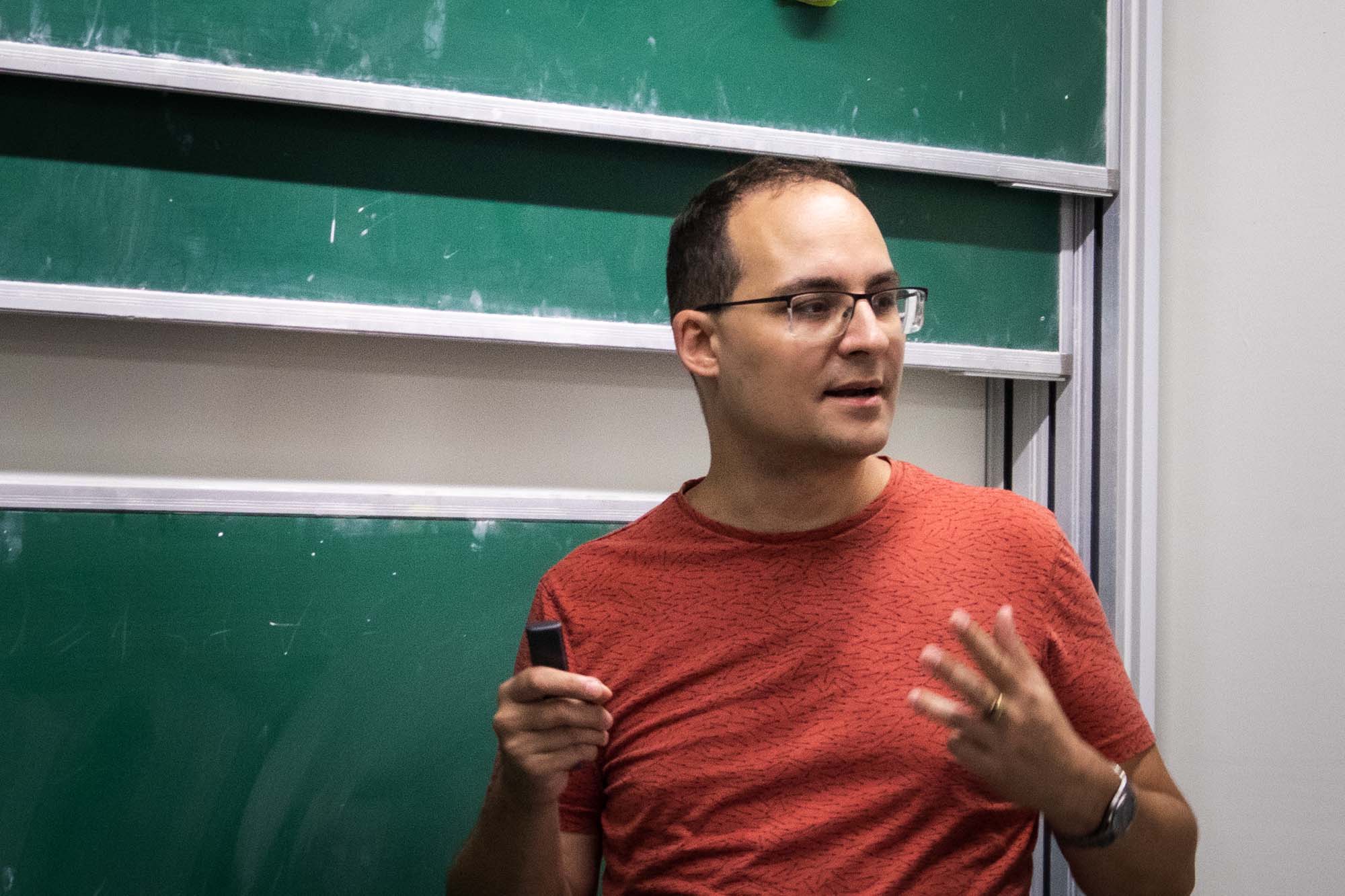Daniel Král Gave A Talk On The Minor Closure Of Matroid Depth Parameters At The Discrete Math