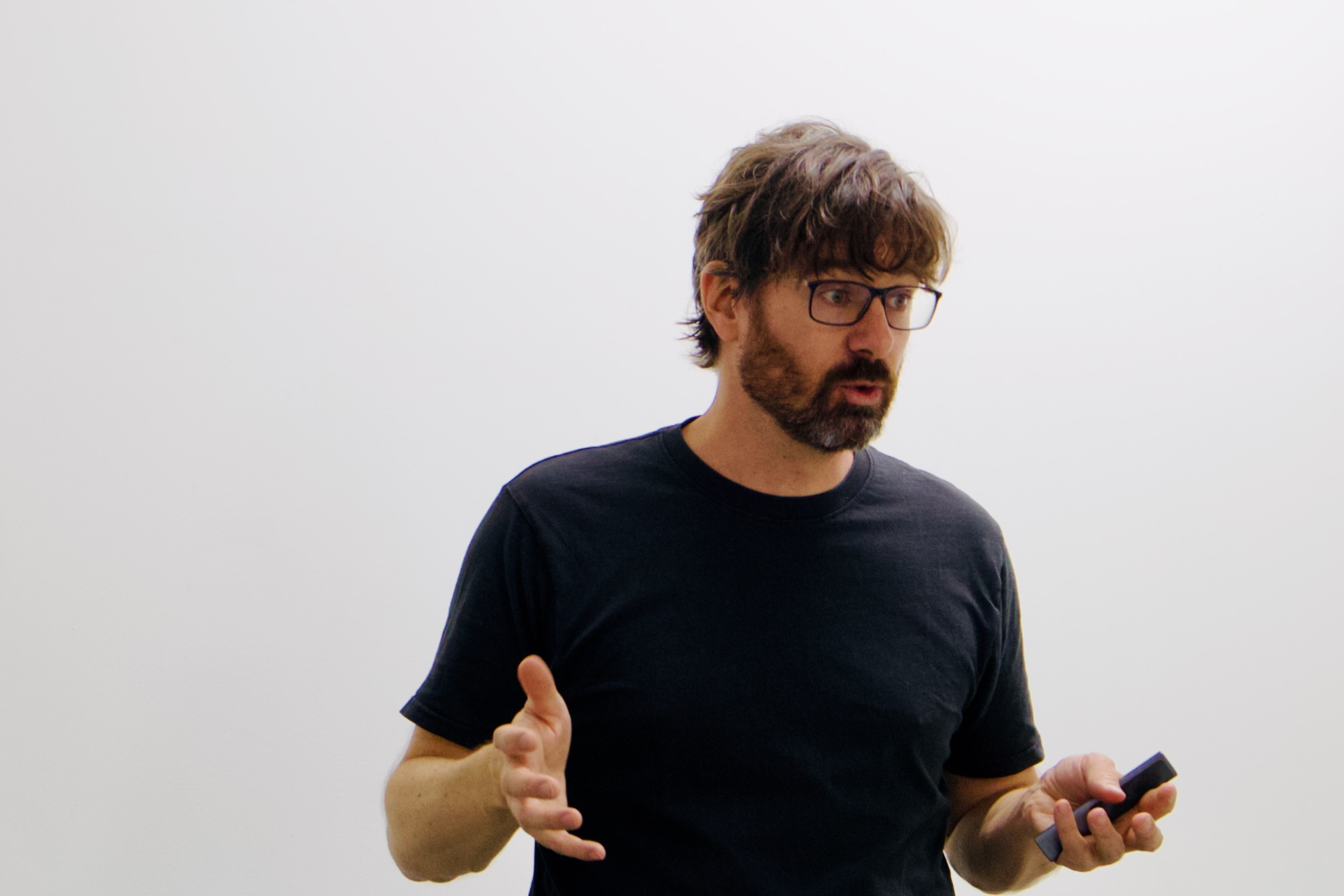 Pascal Schweitzer gave a talk on finding symmetries and deciding ...